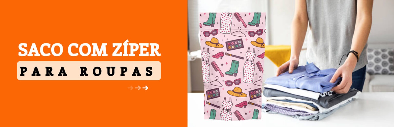 Saco com Zíper para Roupas Direto da Fábrica | Izes Embalagens